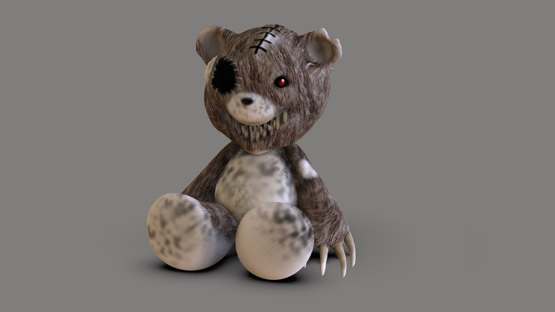 Evil Teddy Model - TurboSquid 2116406