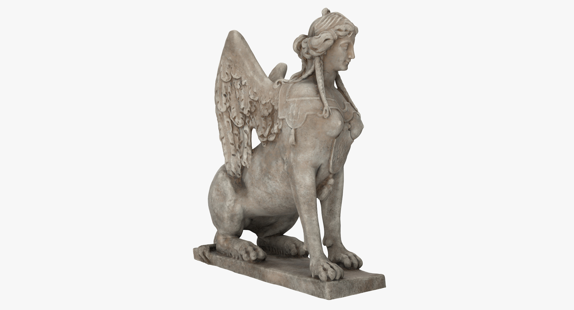 Sphinx statue 3D model - TurboSquid 1280311