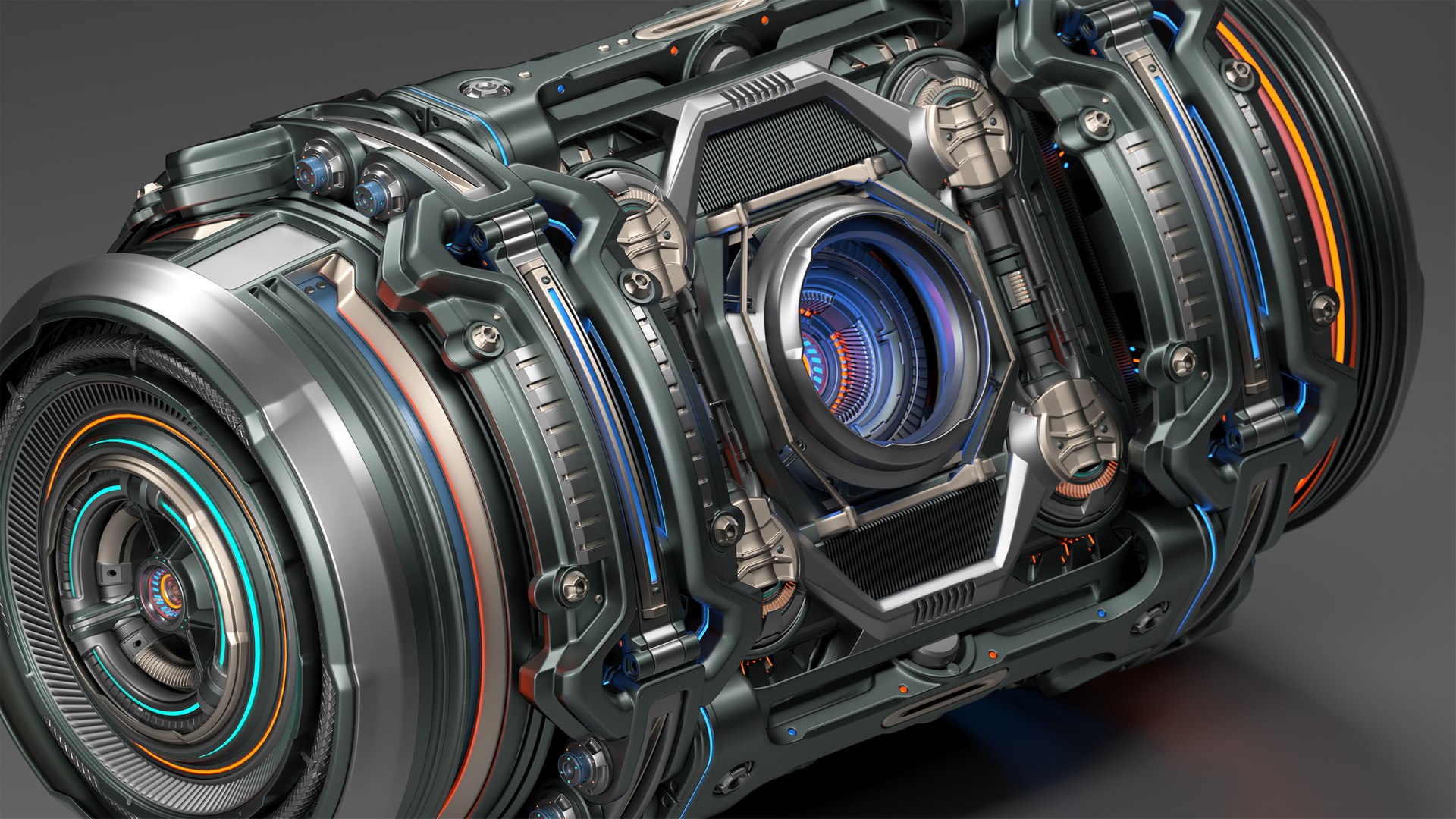 Sci-Fi Elements Kitbash - Full Pack 3D - TurboSquid 2423950