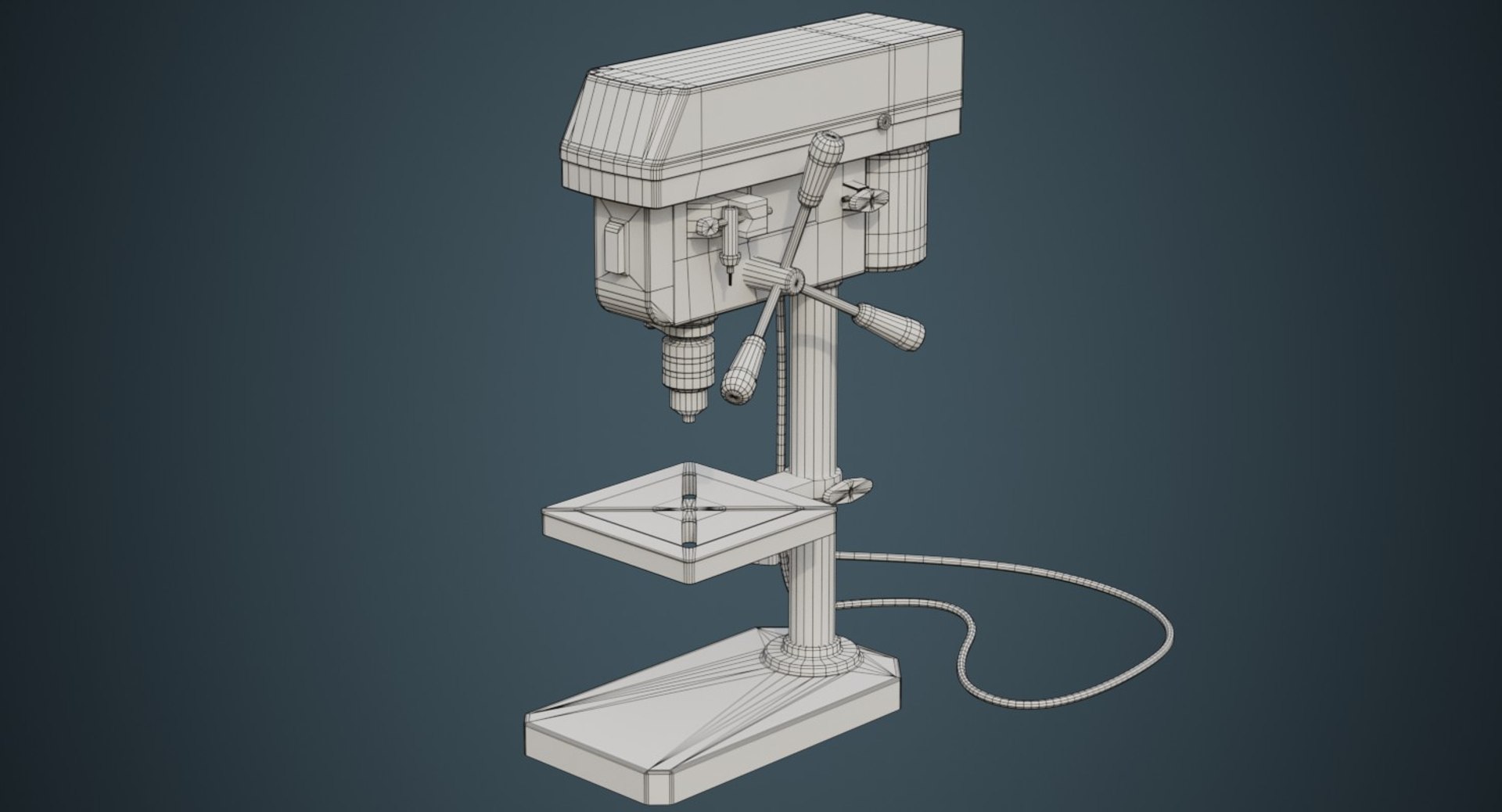 Drill Press 2a 3D Model - TurboSquid 1651809