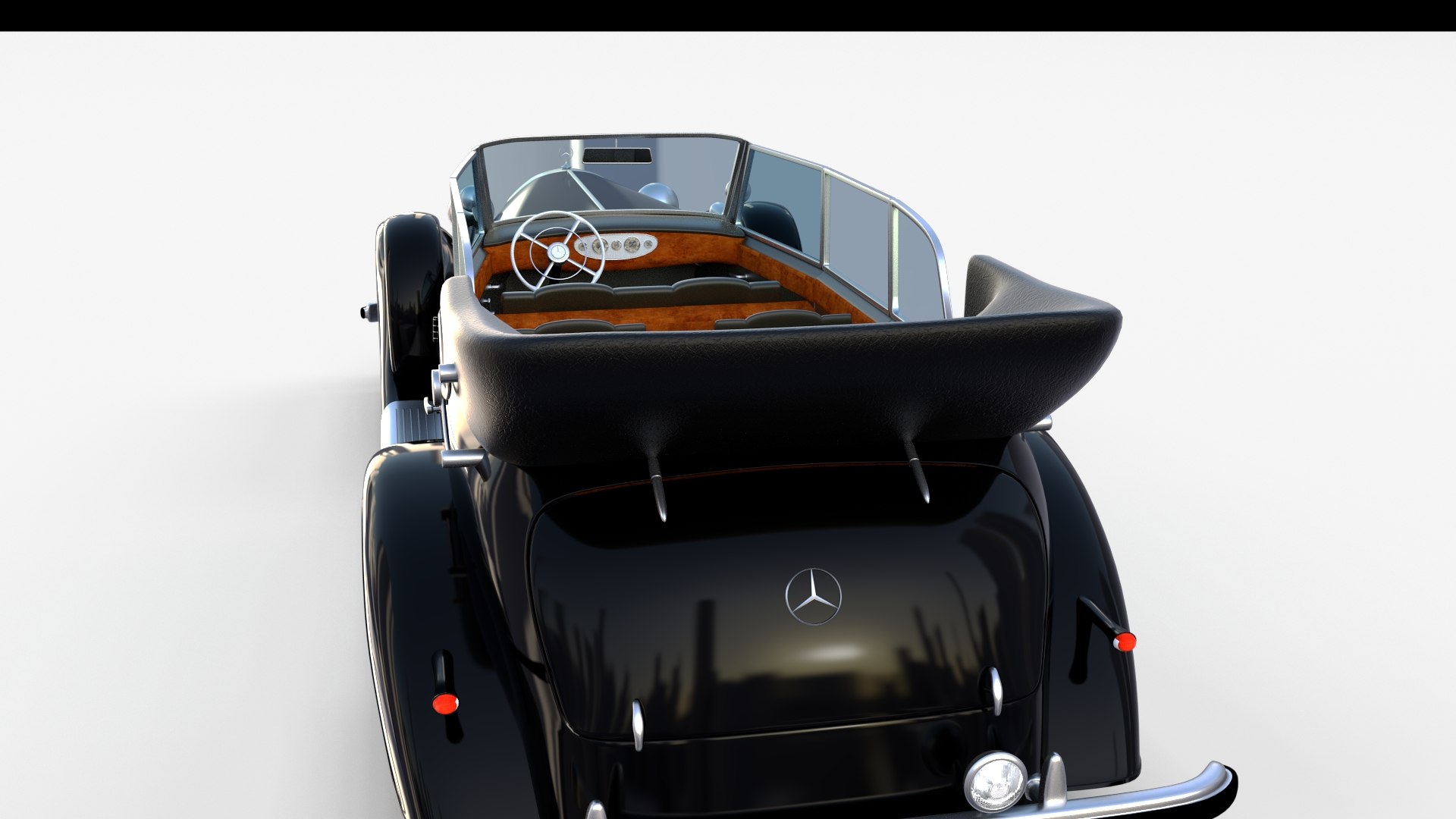 Mercedes 770k 3d Model