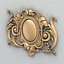Decorative Cartouche 3d Model