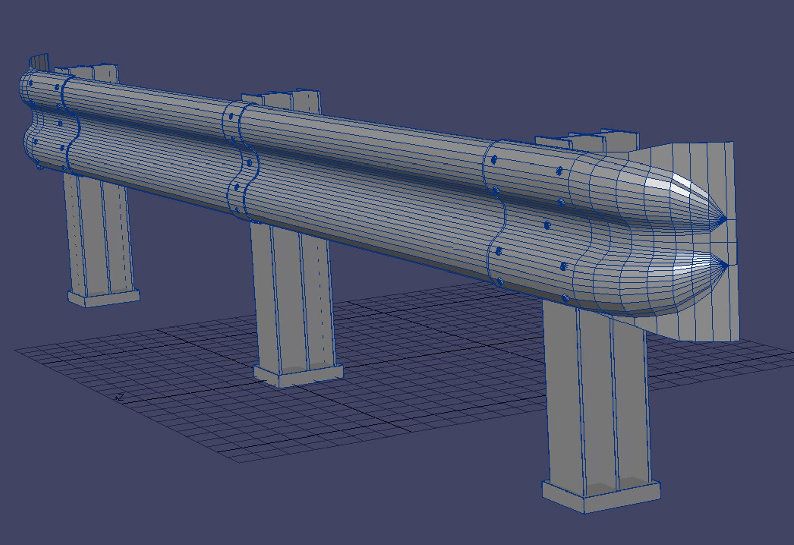 guard rail 3d lw