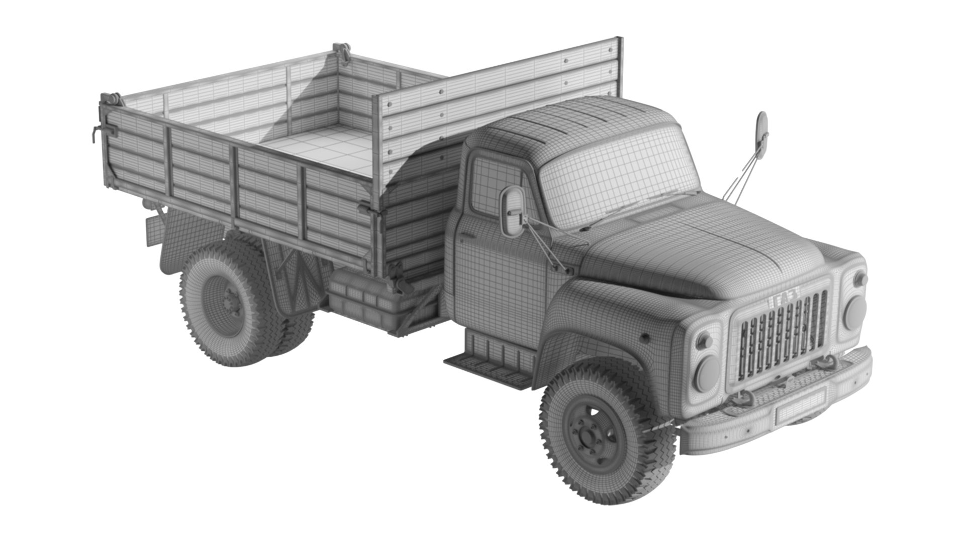 GAZ 52 3D Model - TurboSquid 2021157