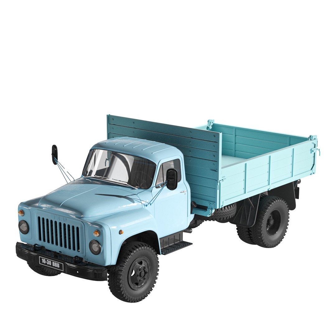 GAZ 52 3D Model - TurboSquid 2021157