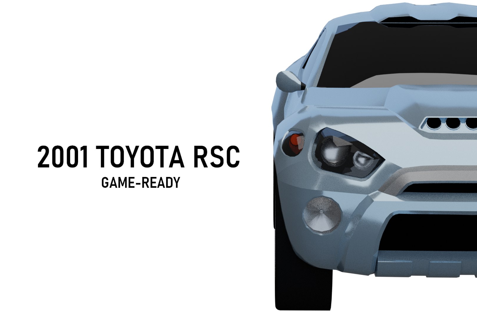 3D Toyota Rsc Concept - TurboSquid 1541390