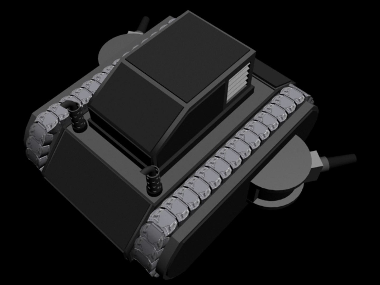 Armoured Track Layer 3d Model