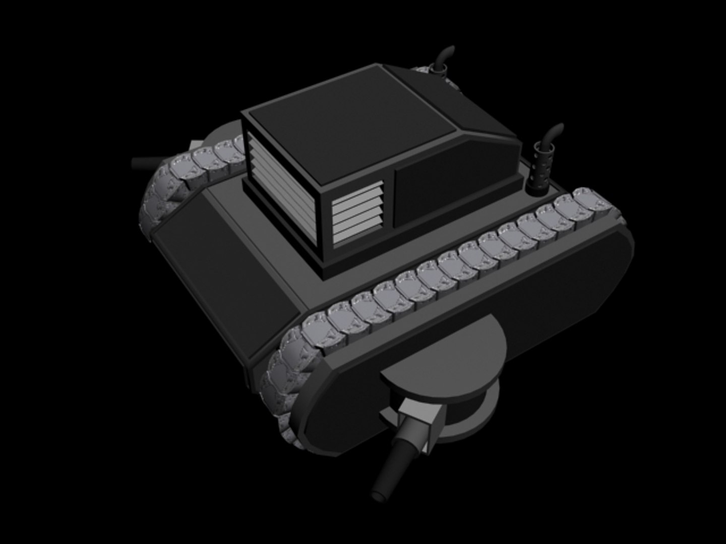 Armoured Track Layer 3d Model