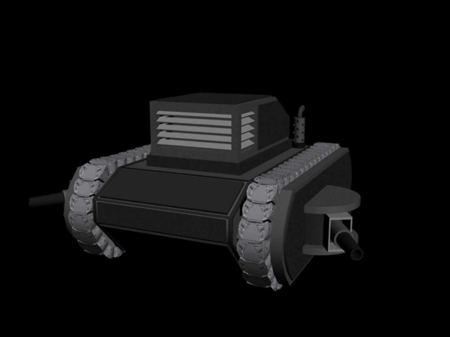 Armoured Track Layer 3d Model