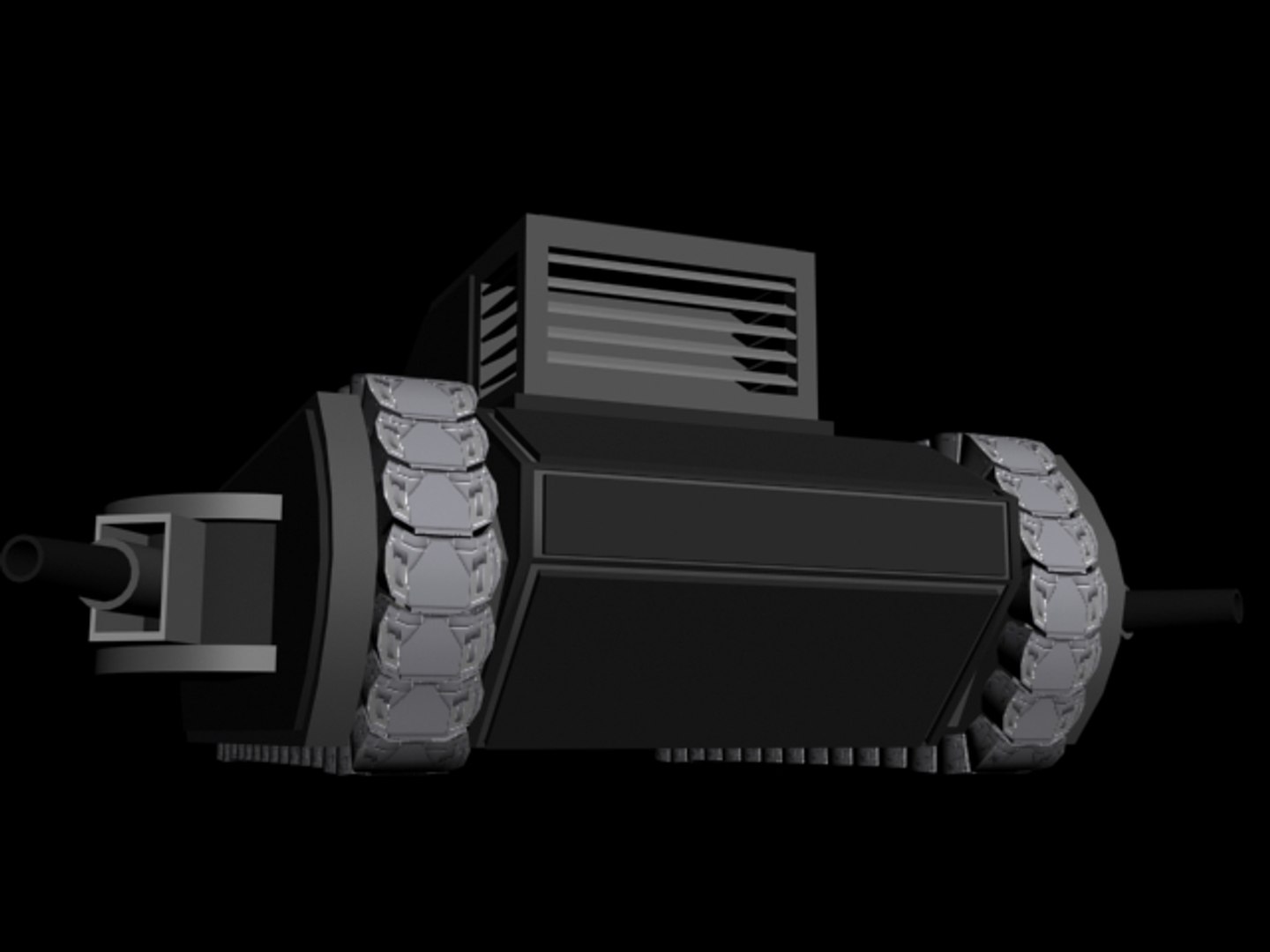 Armoured Track Layer 3d Model