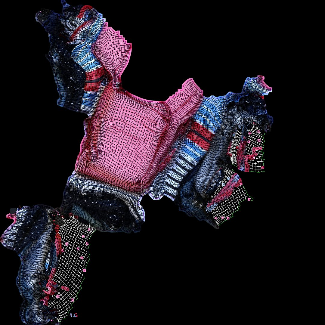 3D Pile Kids Clothes Model - TurboSquid 1328481