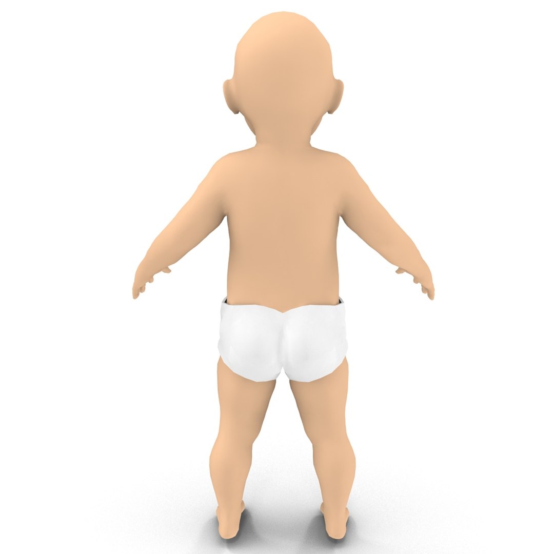 3d Model Baby Rigged