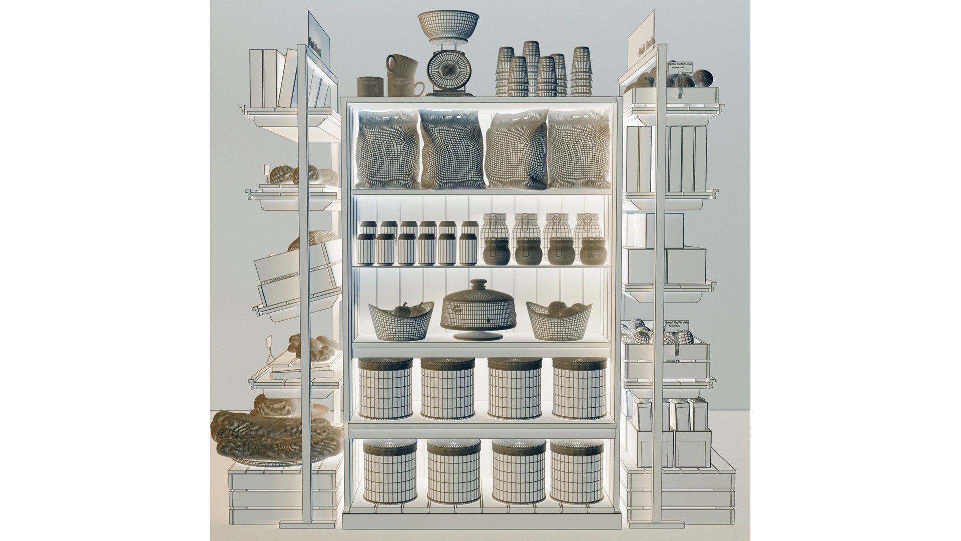 3D Model Grocery Store 4 - TurboSquid 1877162