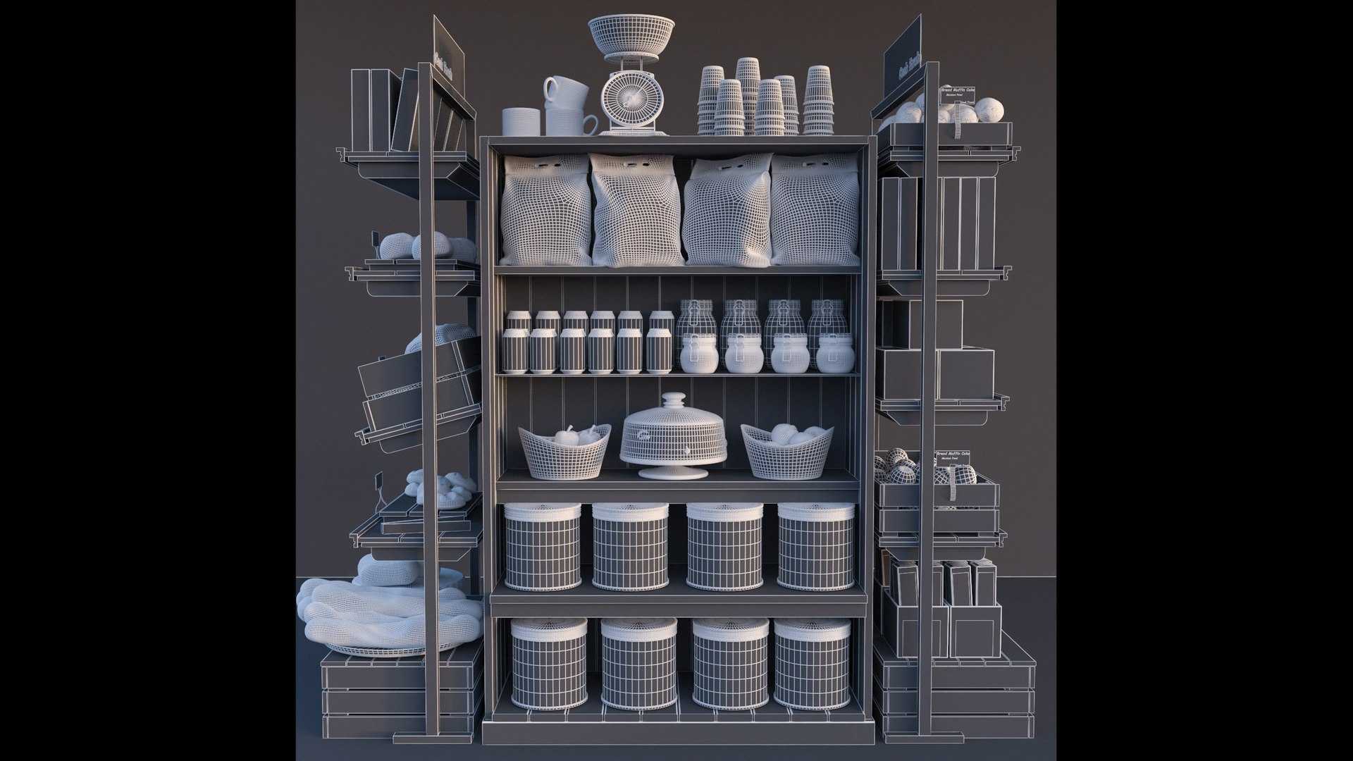 3D Model Grocery Store 4 - TurboSquid 1877162