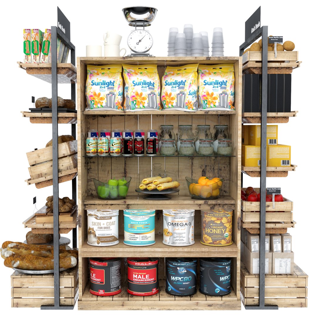 3D Model Grocery Store 4 - TurboSquid 1877162