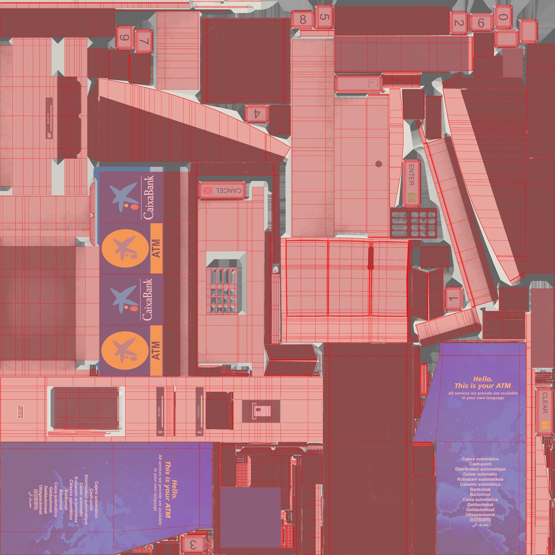 ATM Wincor Nixdorf Cineo Customized Worn 3D - TurboSquid 2334830