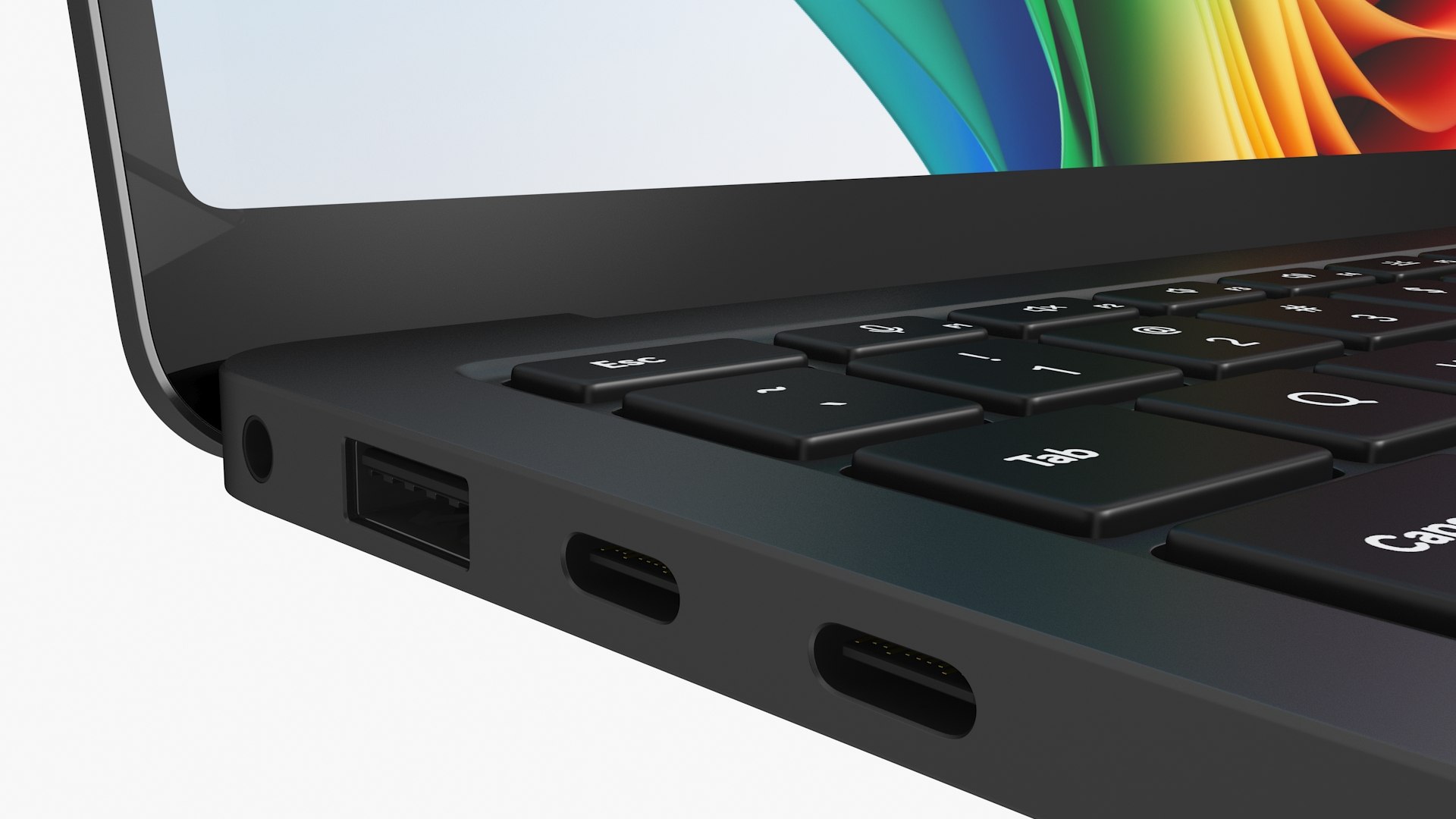 3D Microsoft Surface Laptop 2024 13 8 Rigged Black - TurboSquid 2238834