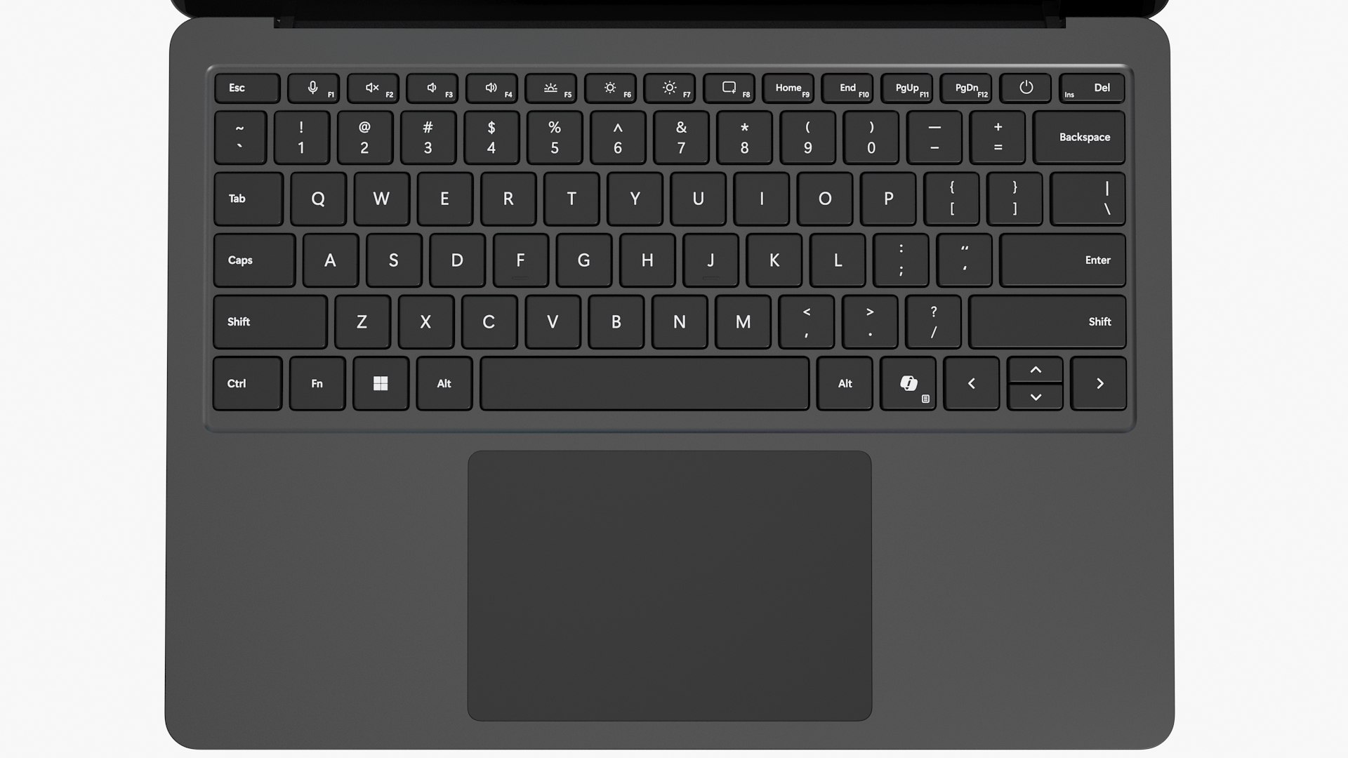 3D Microsoft Surface Laptop 2024 13 8 Rigged Black - TurboSquid 2238834