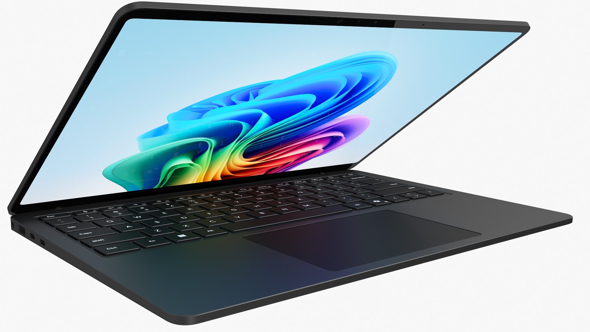 3D Microsoft Surface Laptop 2024 13 8 Rigged Black - TurboSquid 2238834