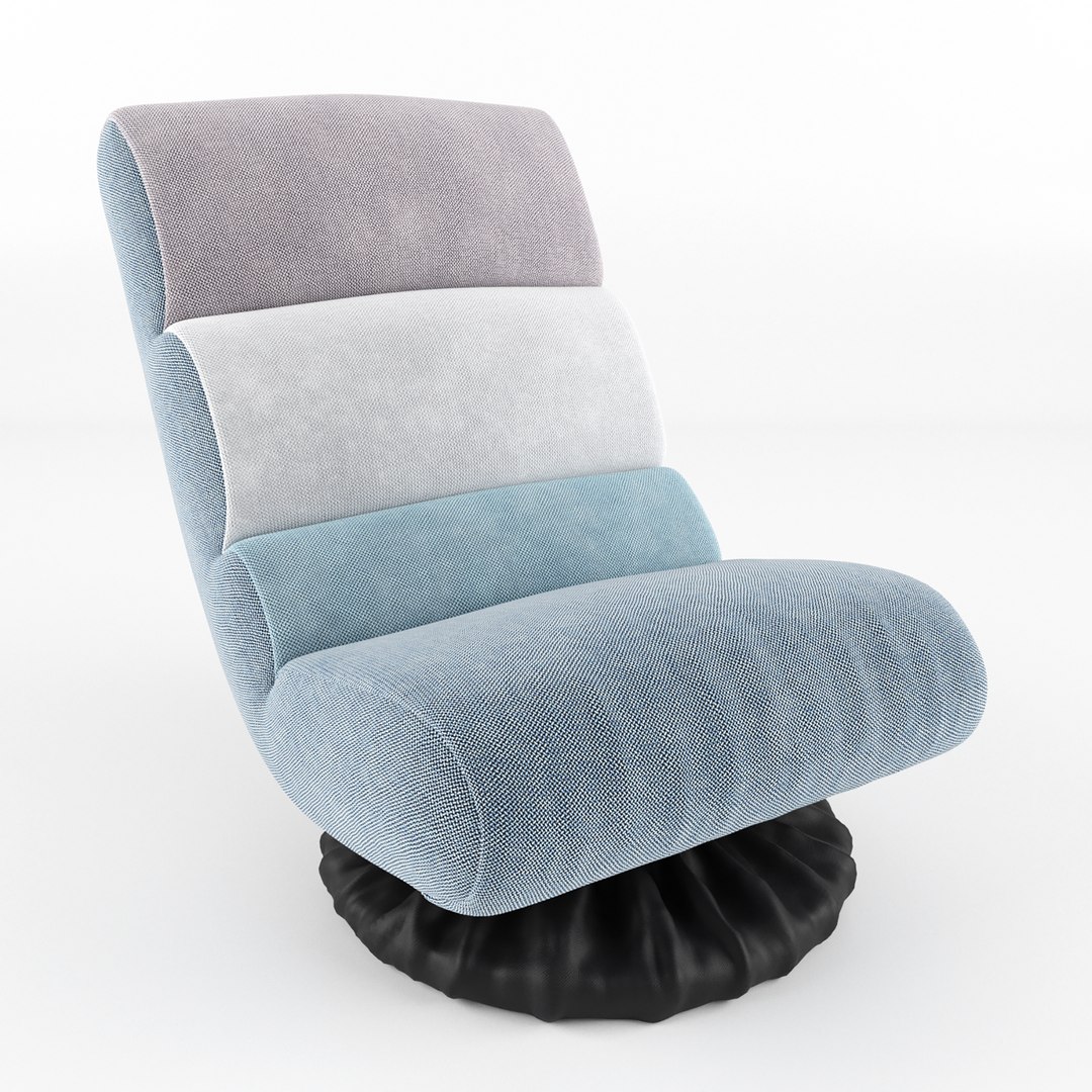 Adjustable Foam Floor Chair 3D - TurboSquid 2248933