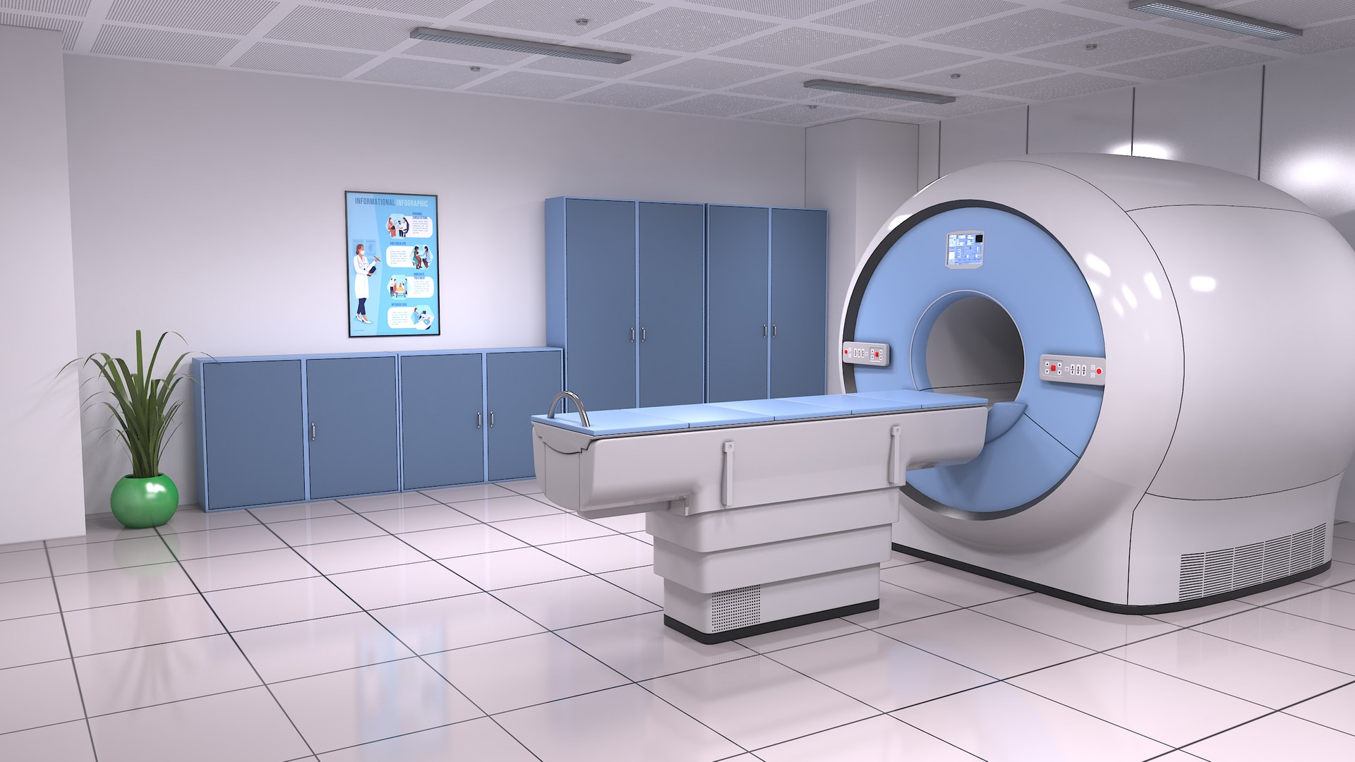 MRI Room 3D model - TurboSquid 1868729