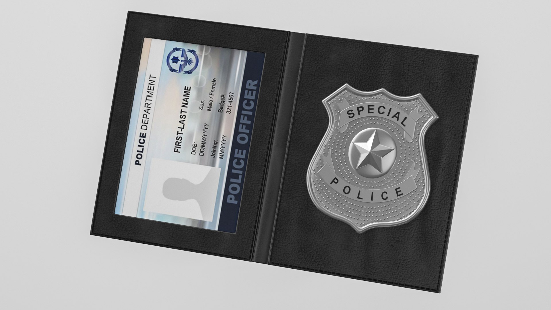 Police Badge 05 Model - TurboSquid 1891725