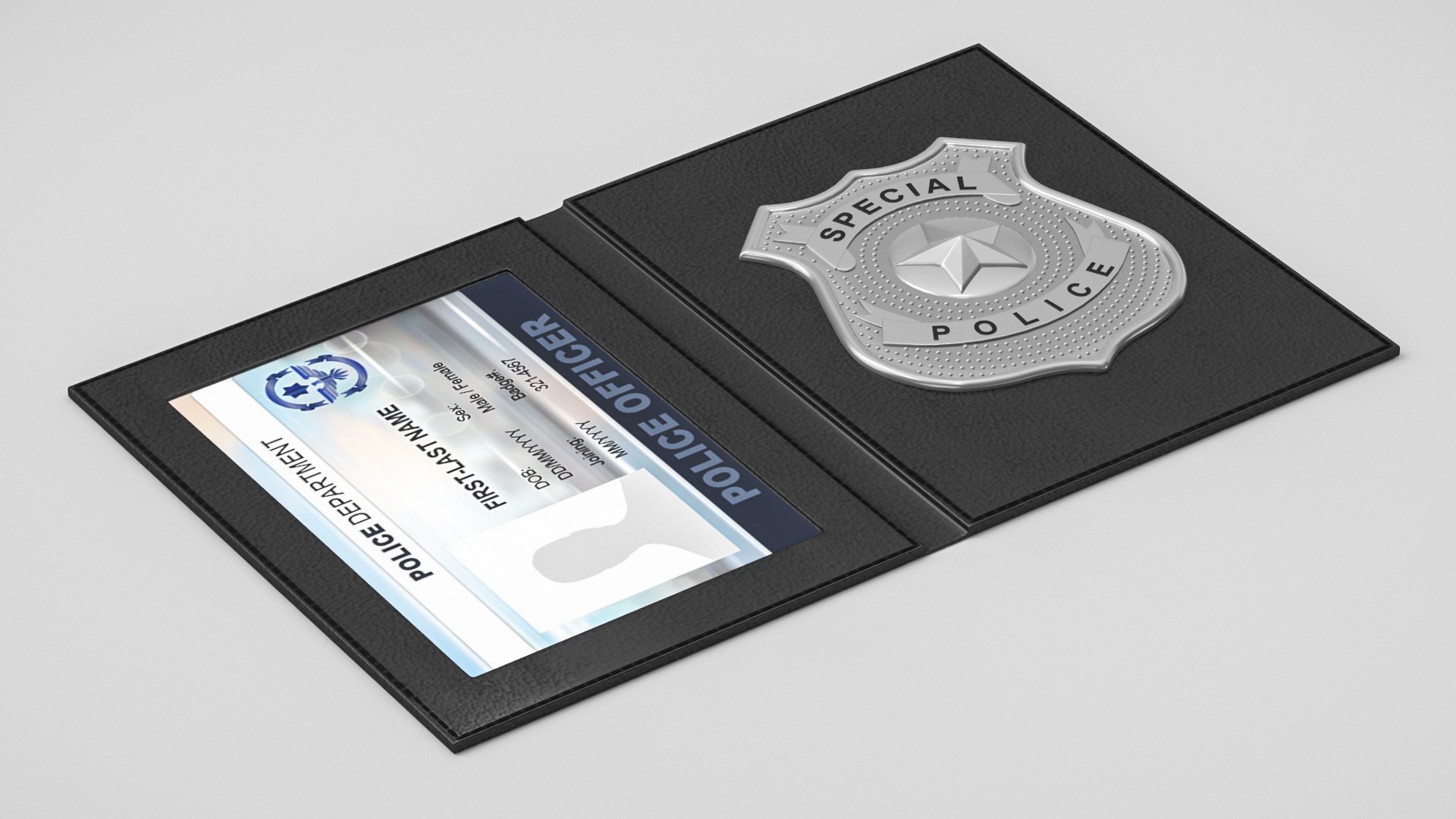 Police Badge 05 Model - TurboSquid 1891725