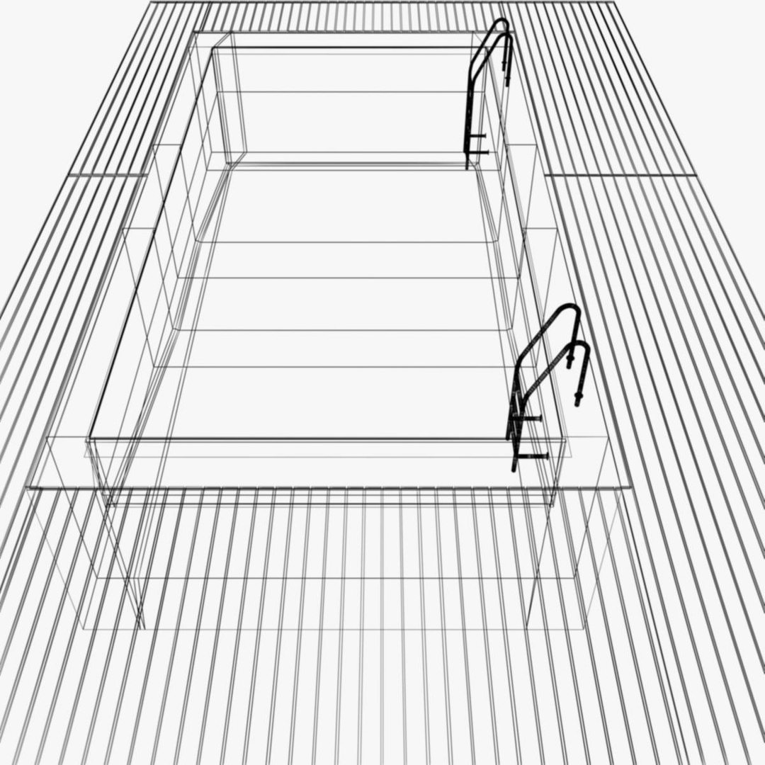 Pool 01 3d 3ds