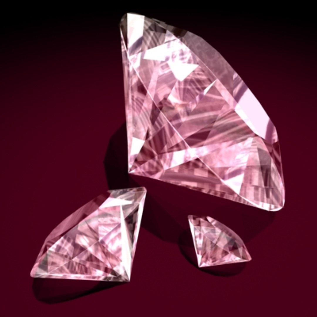 Brilliant Cut Diamond Stone 3d Max