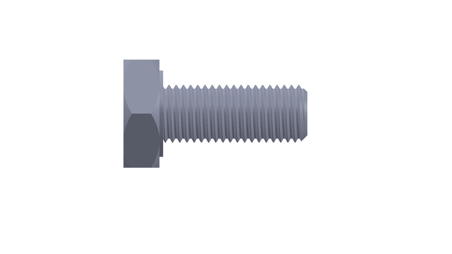 3D Bolt M8x1 Model - TurboSquid 1926673