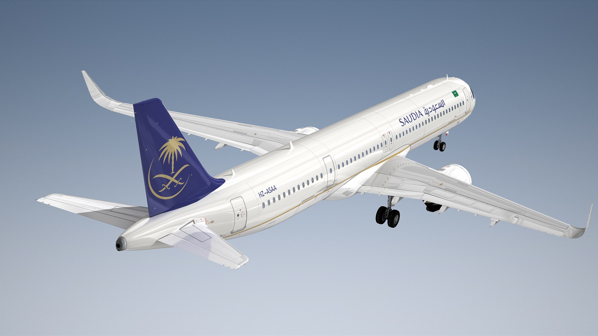 3D Airbus A321neo Saudi Arabian Airlines - TurboSquid 2135816