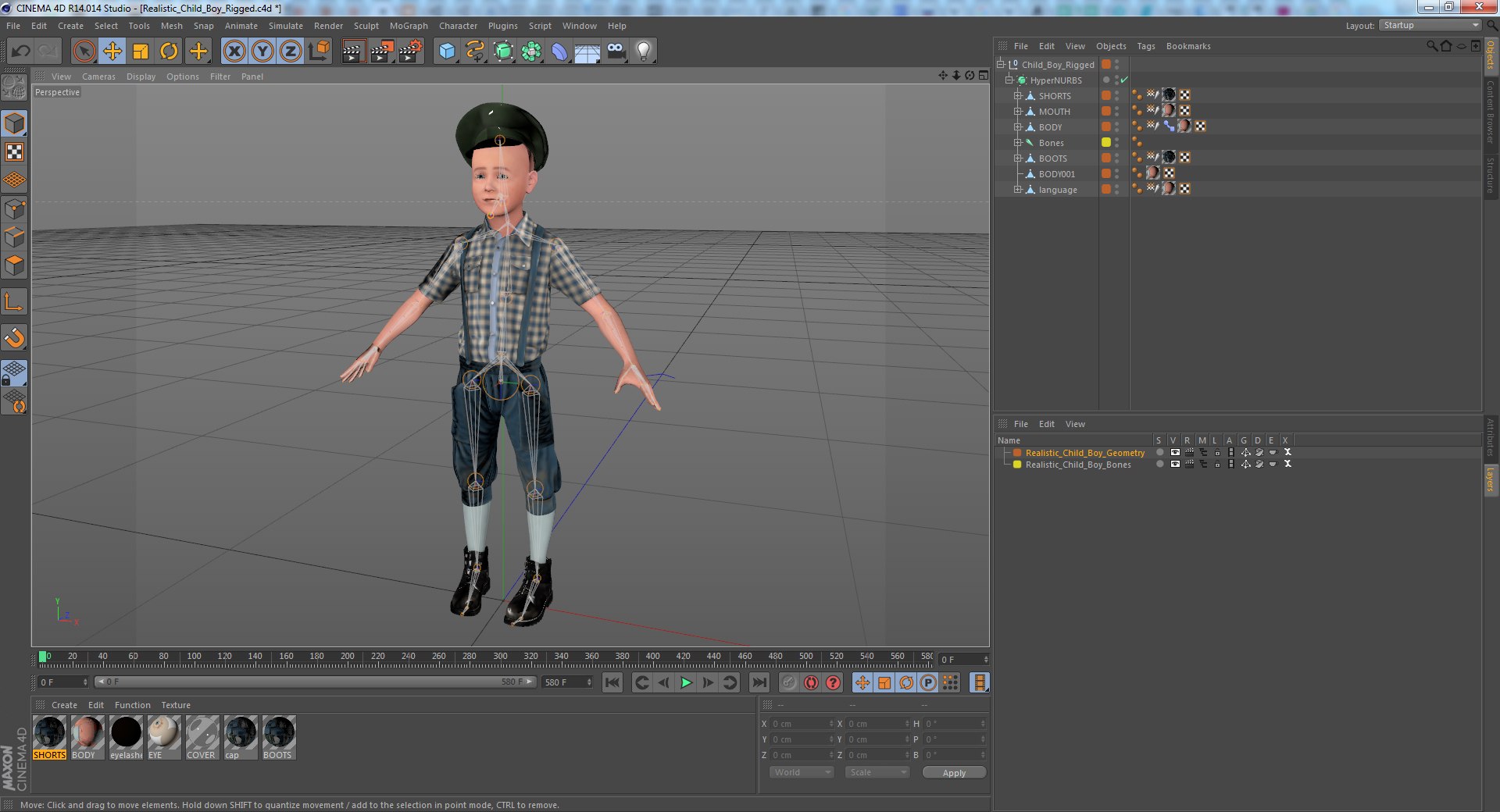 Realistic child boy rigged 3D model - TurboSquid 1323696