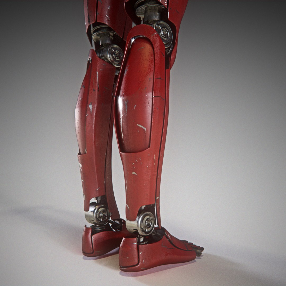 3d ged male android model