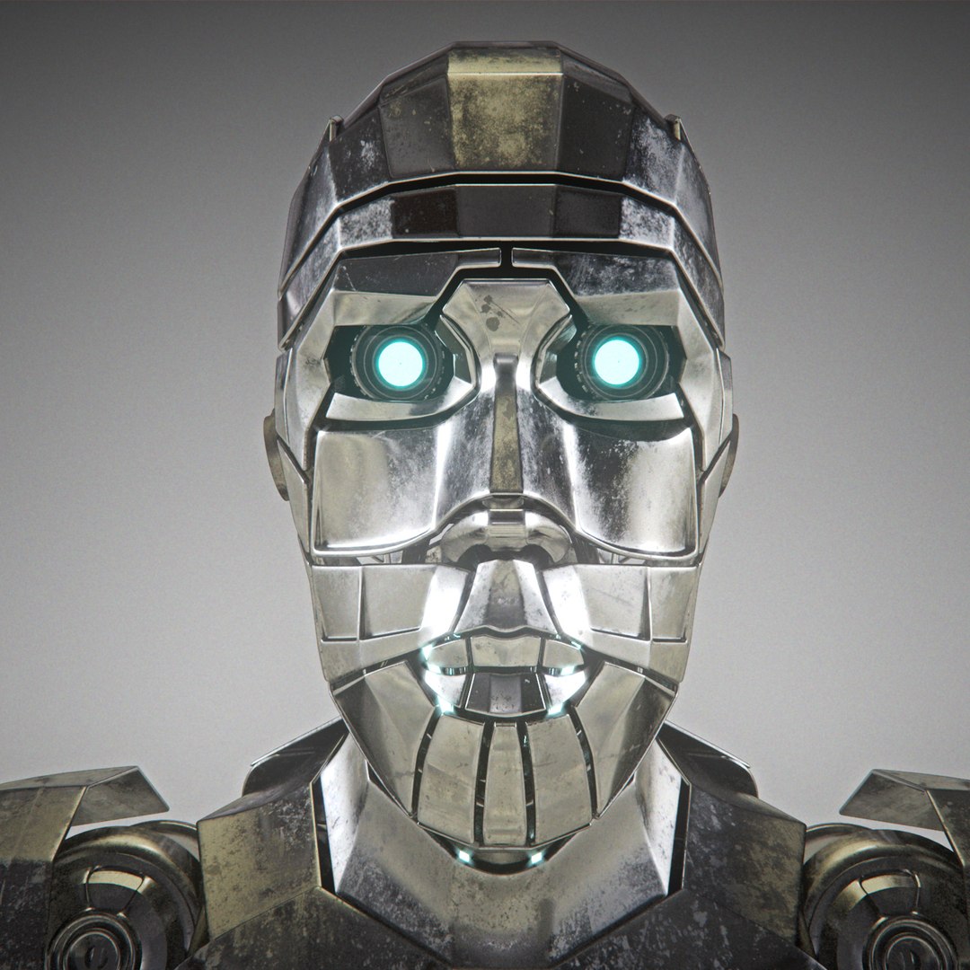 3d ged male android model