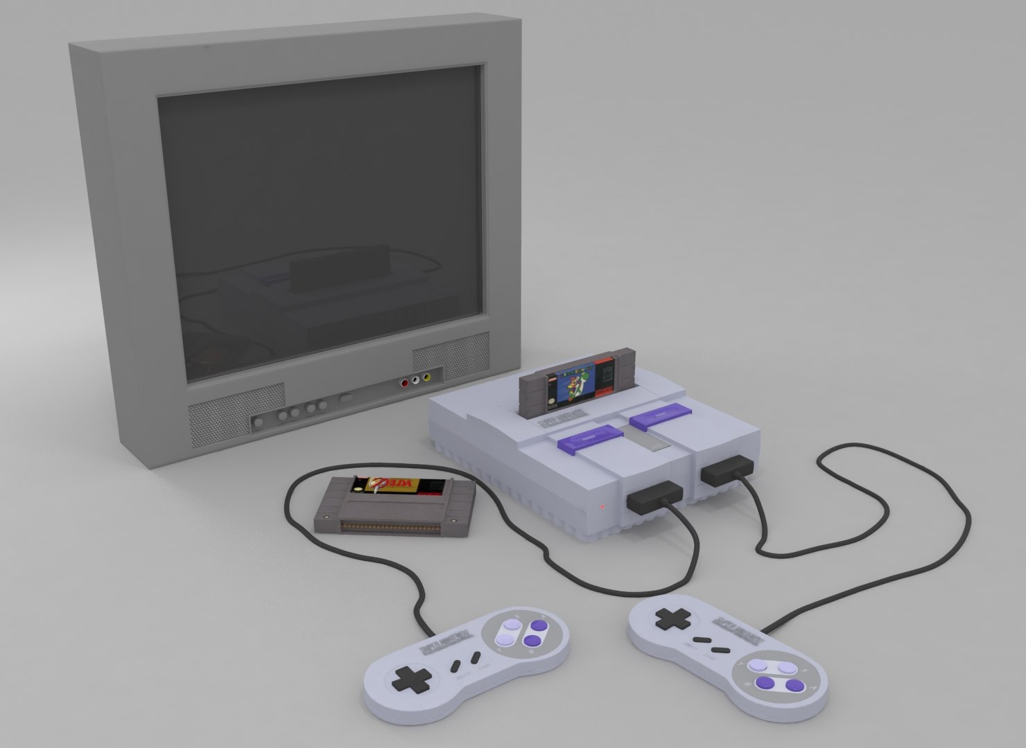 Super Console Controllers 3D Model - TurboSquid 1428806