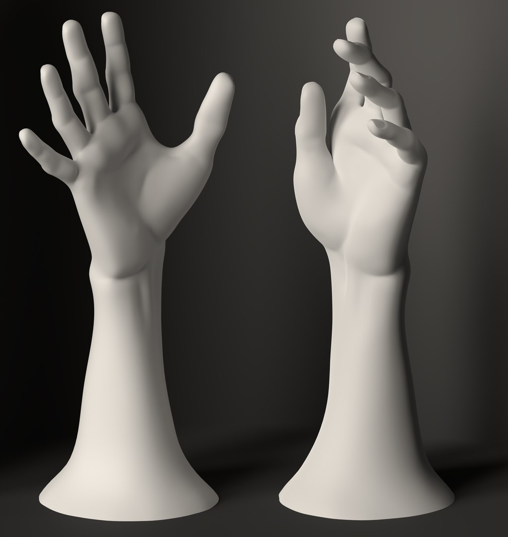 Male Hands Pose Realistic 3D Print Model Model - TurboSquid 2282887