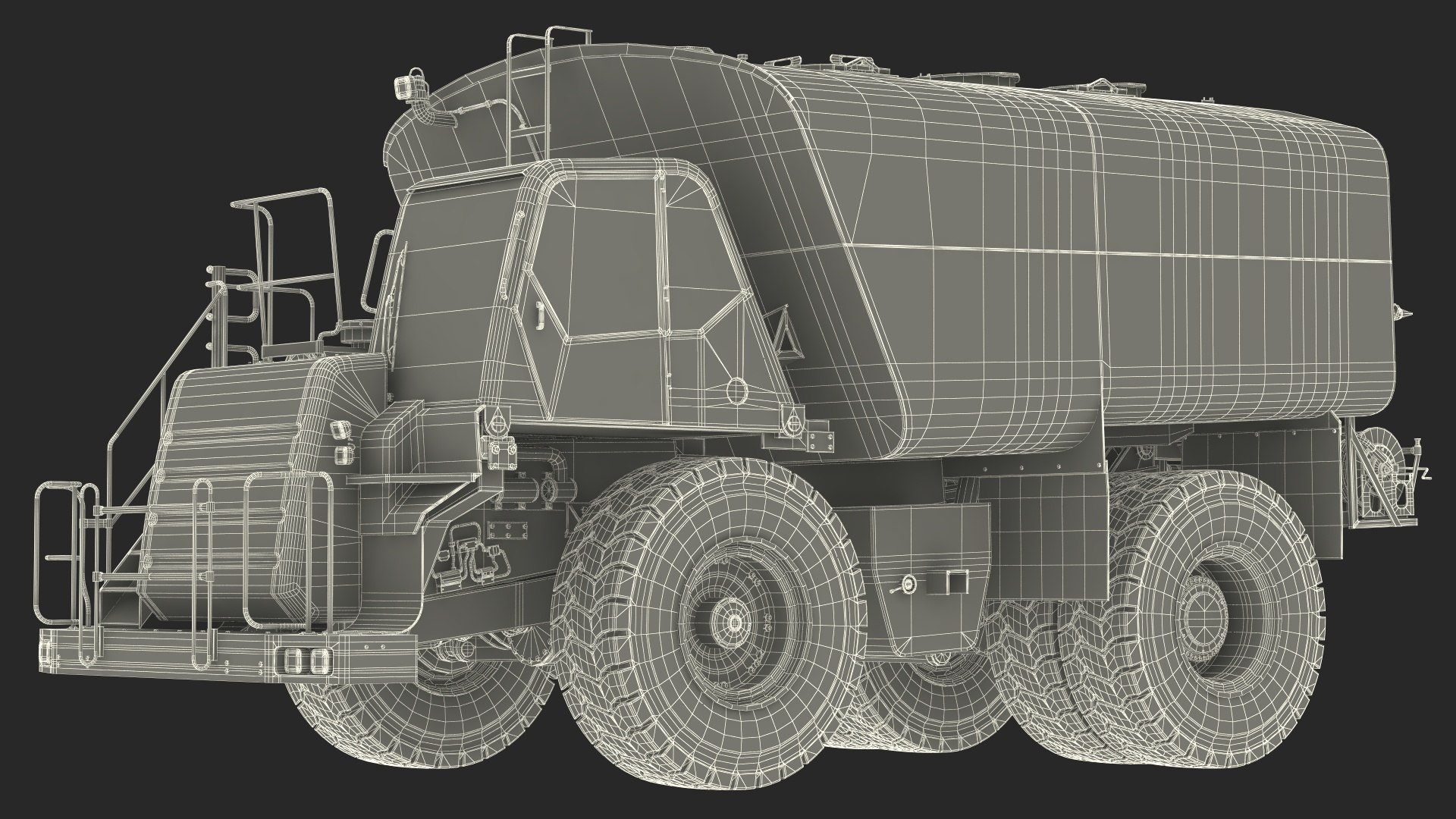 3D CAT 775 Water Truck - TurboSquid 2078599