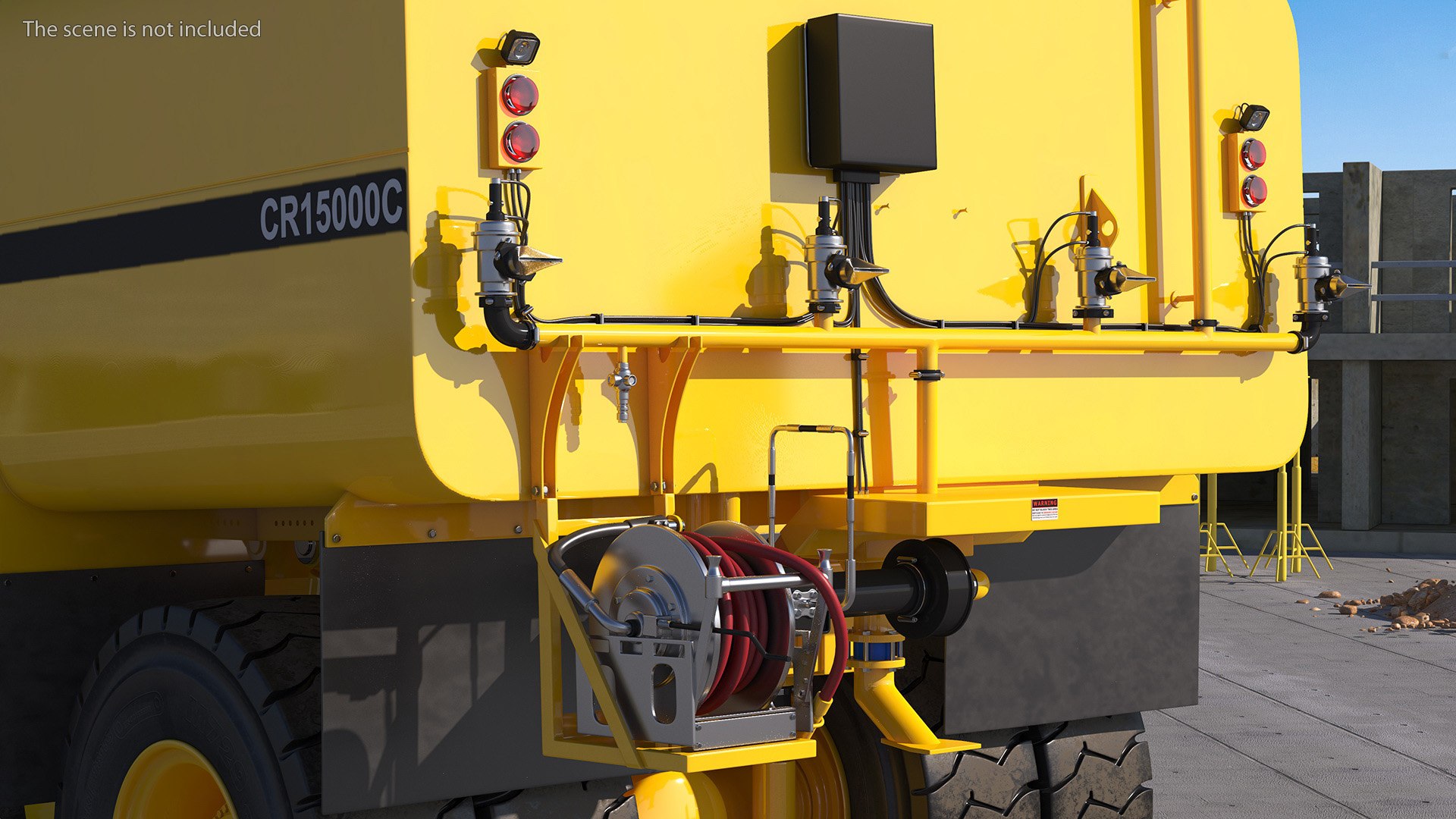 3D CAT 775 Water Truck - TurboSquid 2078599