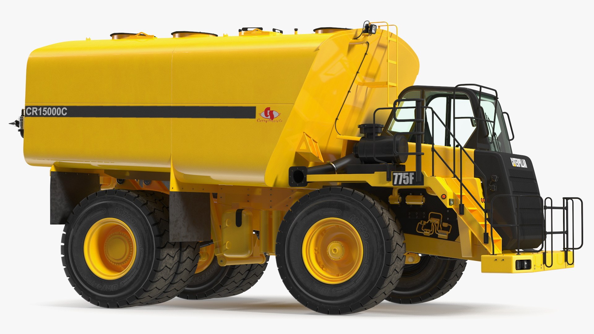 3D CAT 775 Water Truck - TurboSquid 2078599