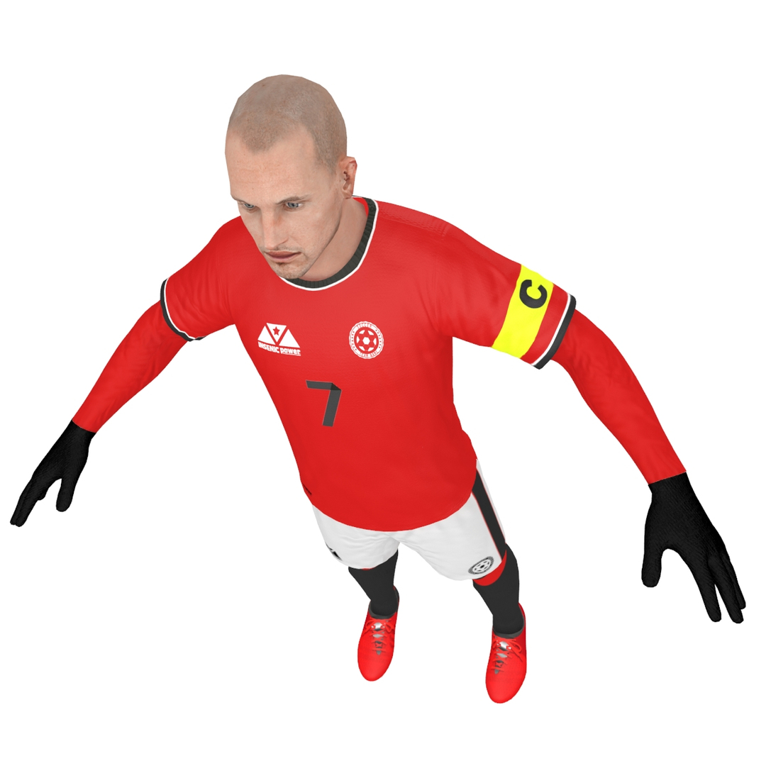3D pack soccer player - TurboSquid 1282606