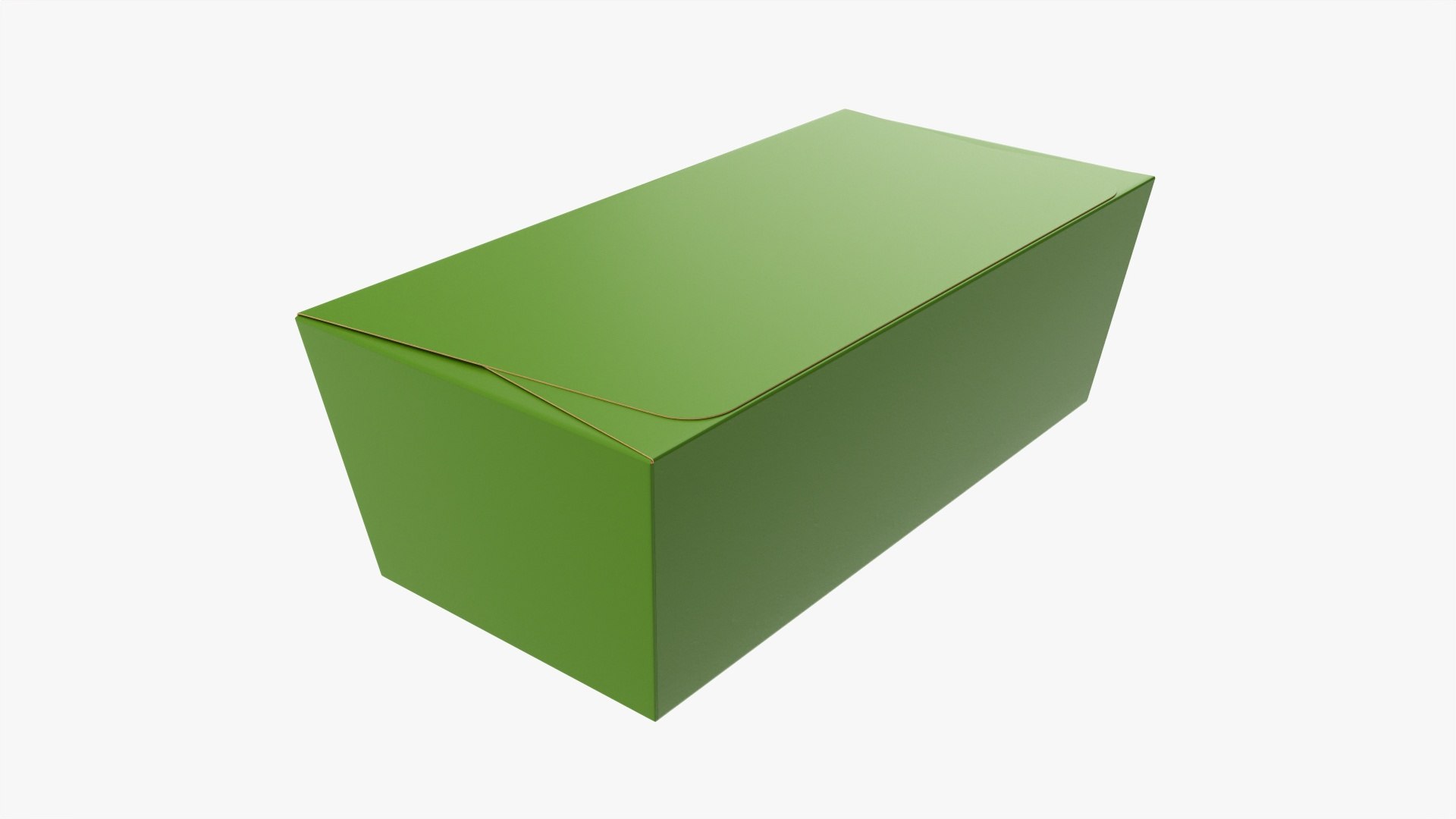 Long high paper box mockup 3D model - TurboSquid 1724923