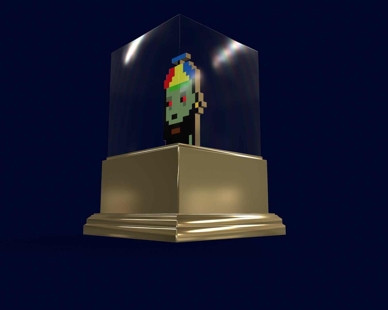 Gold Punk 3D Model - TurboSquid 1813562