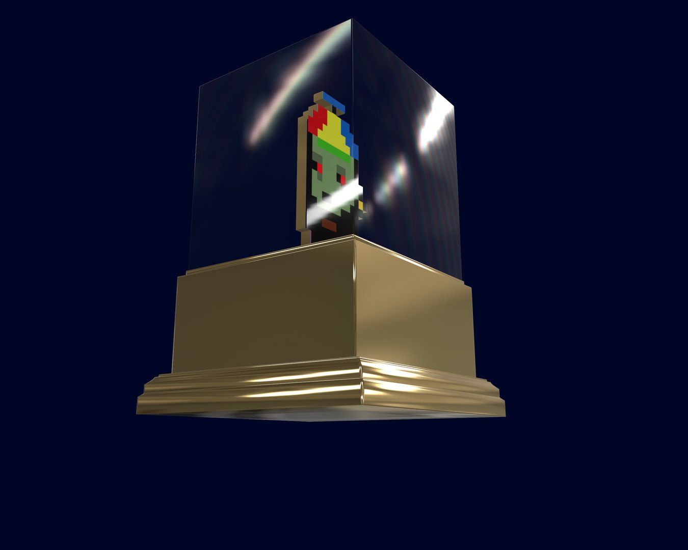 Gold Punk 3D Model - TurboSquid 1813562