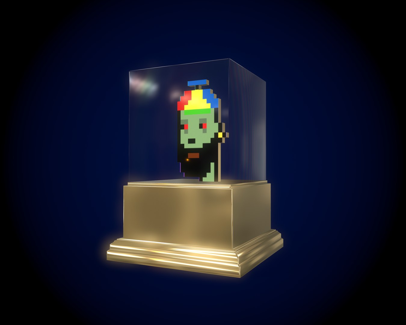 Gold Punk 3D Model - TurboSquid 1813562