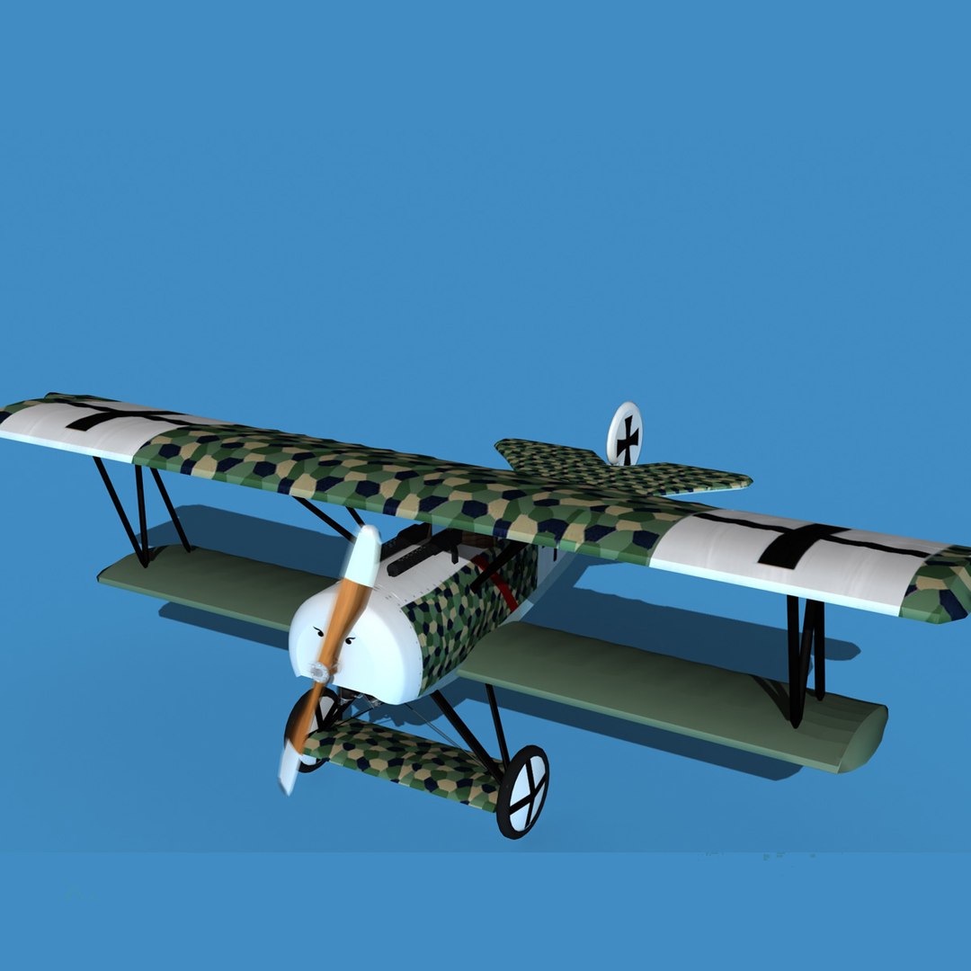 3D Fokker D-VI V05 model - TurboSquid 1920074