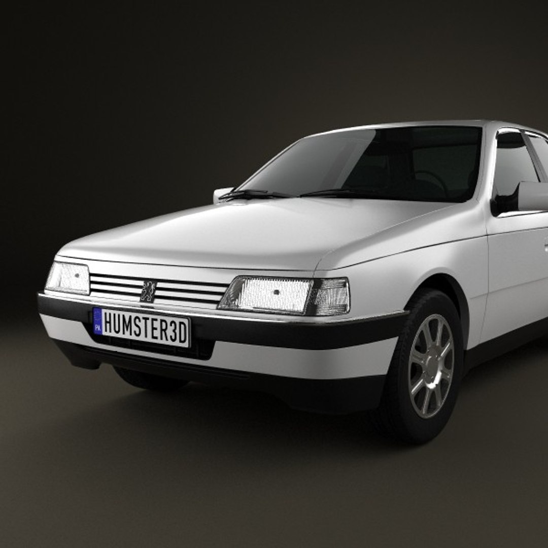 3d peugeot 405 sedan