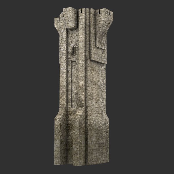 Blender tower medieval 3D model - TurboSquid 1336086