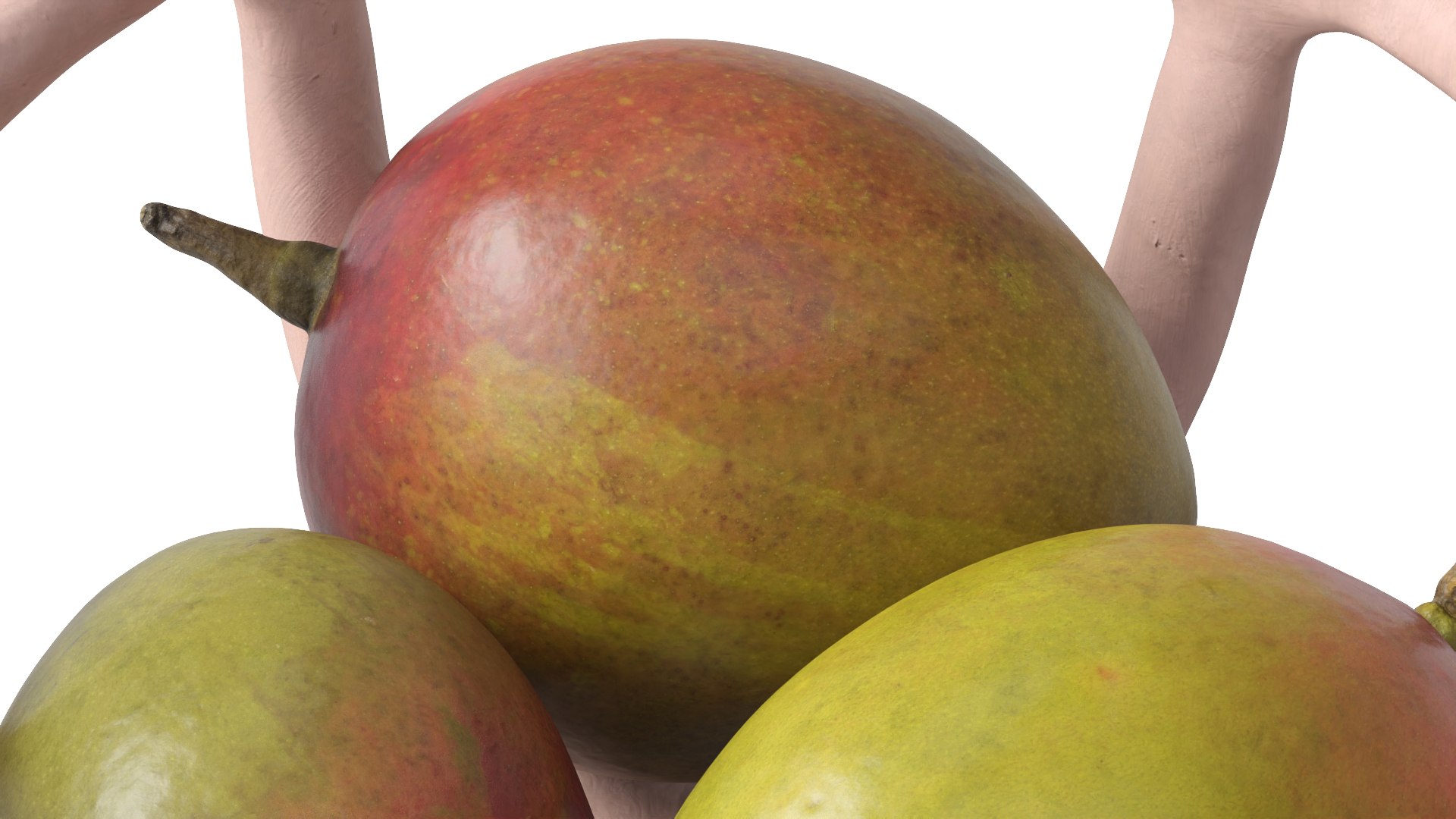 3D Nested Bowl With Mango - TurboSquid 1966390