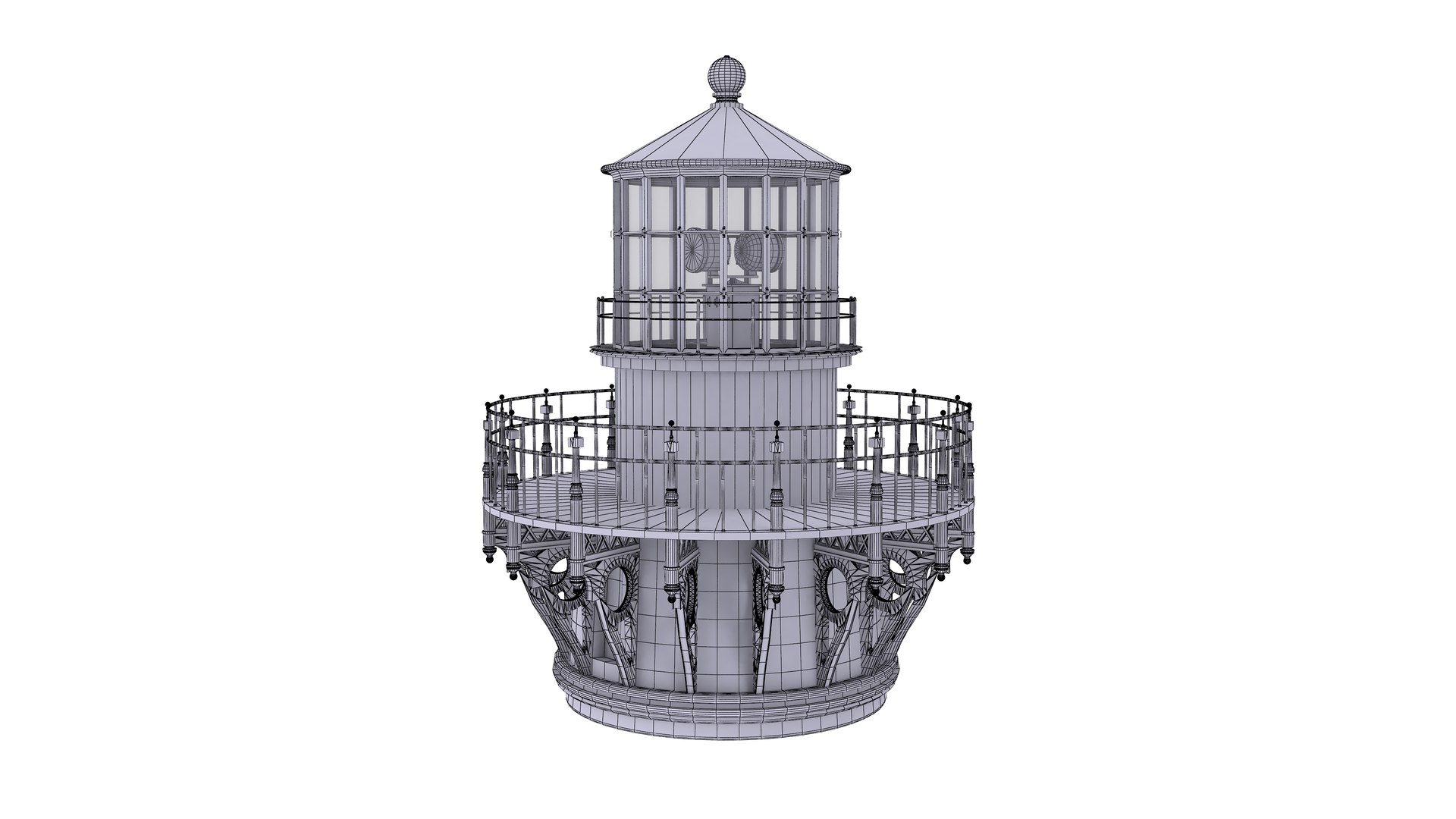 3D model Lighthouse Top - TurboSquid 1899566