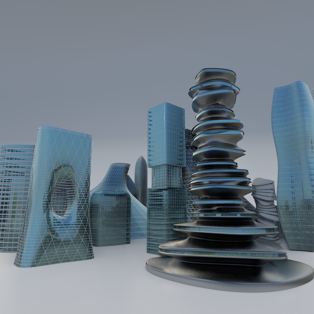 3D Model Future Buildings - TurboSquid 1809122